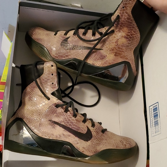 Nike | Shoes | Nike Kobe Elite High Tops Snakeskin Sneakers | Poshmark